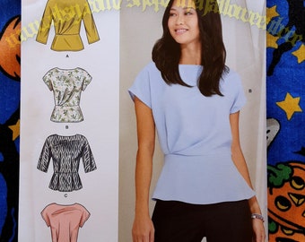 Simplicity 9451 Knit Blouse Top Sizes Sewing Pattern 14-22 S9451 R11266 ...