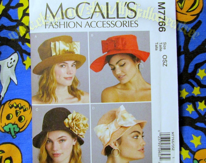 Mccalls 7766 Hats Sewing Pattern Haberdashery Bucket Hat M7766 - Etsy
