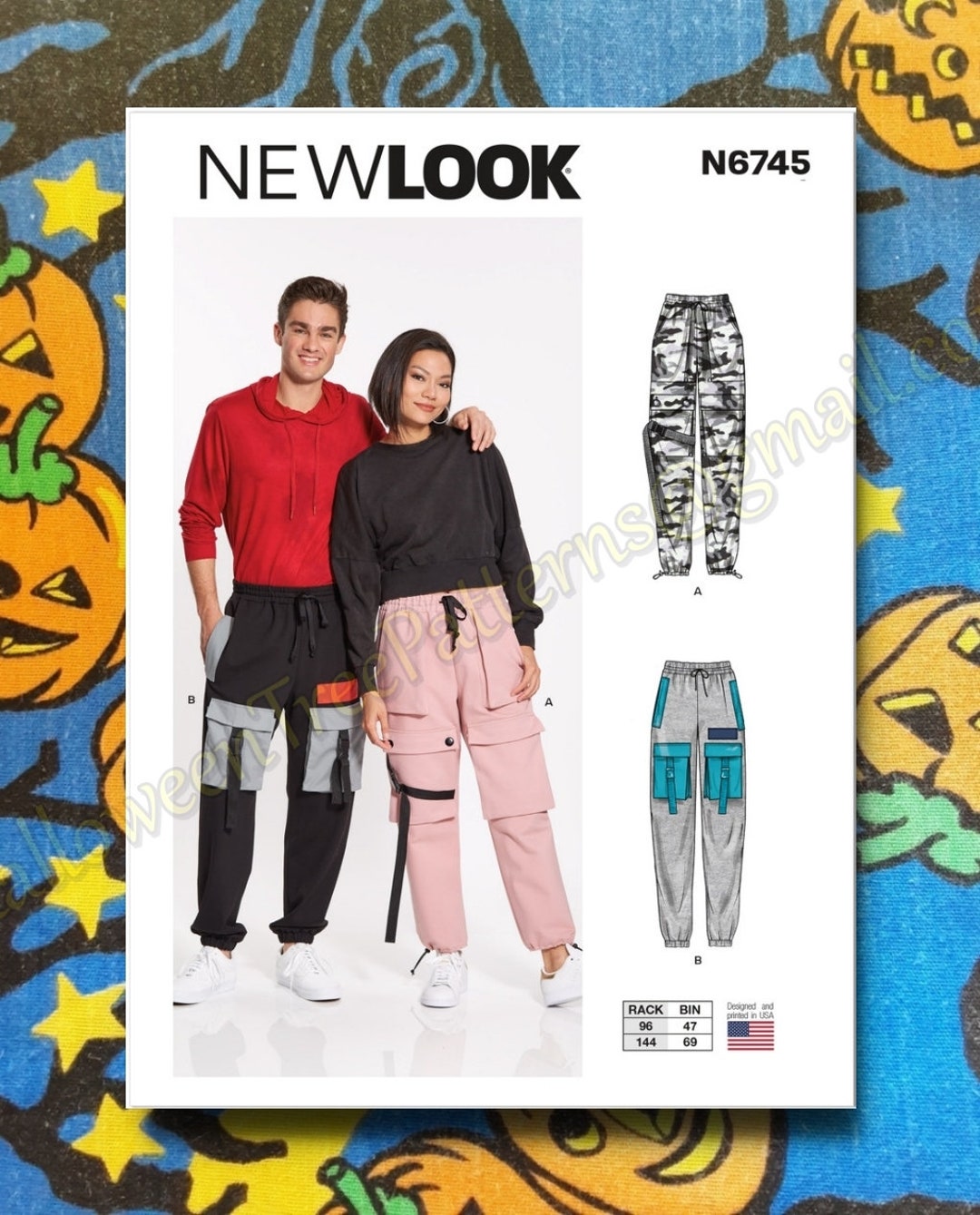 New Look 6745 Cargo Pants Sewing Pattern Sizes XS-XL N6745 - Etsy