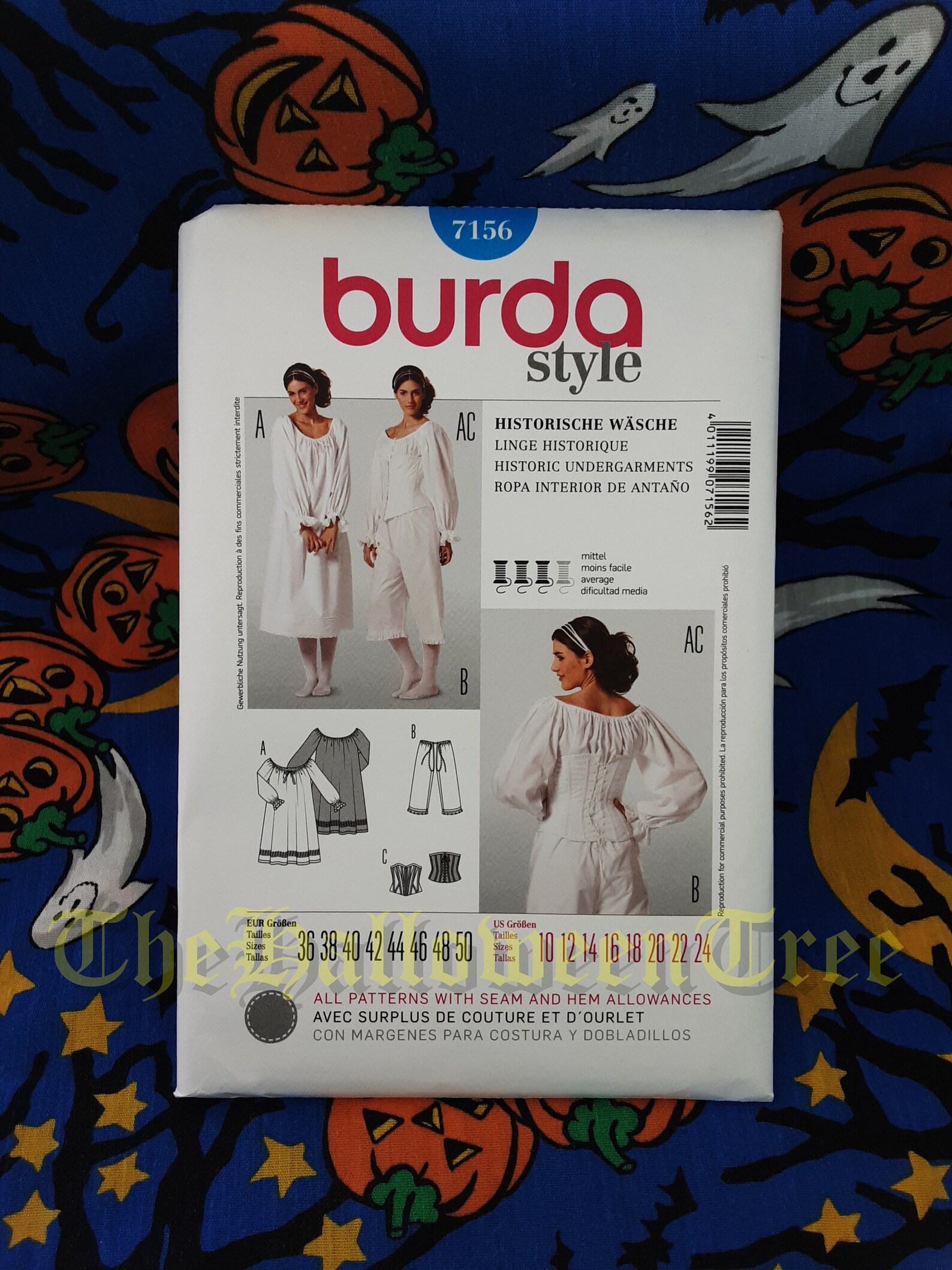 Burda Style 7156 Historical Undergarments Sewing Pattern B7156 - Etsy