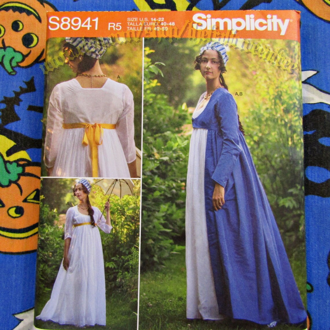 Simplicity 8941 18th Cent Baroque 1700s Dress Sewing Pattern | Etsy