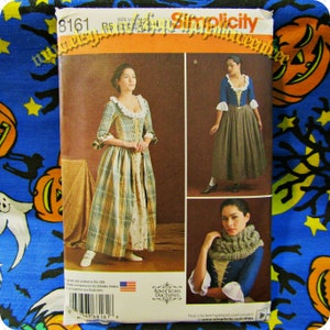 Simplicity 8161 Renaissance Dress Sewing Pattern Women's M-XL 14-22 ...