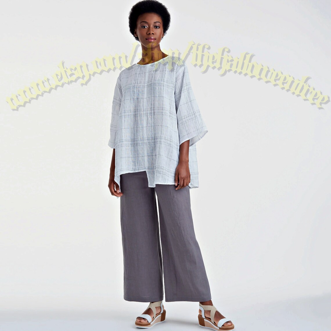 Simplicity 9149 Boho Blouse Top and Pants Sewing Pattern | Etsy