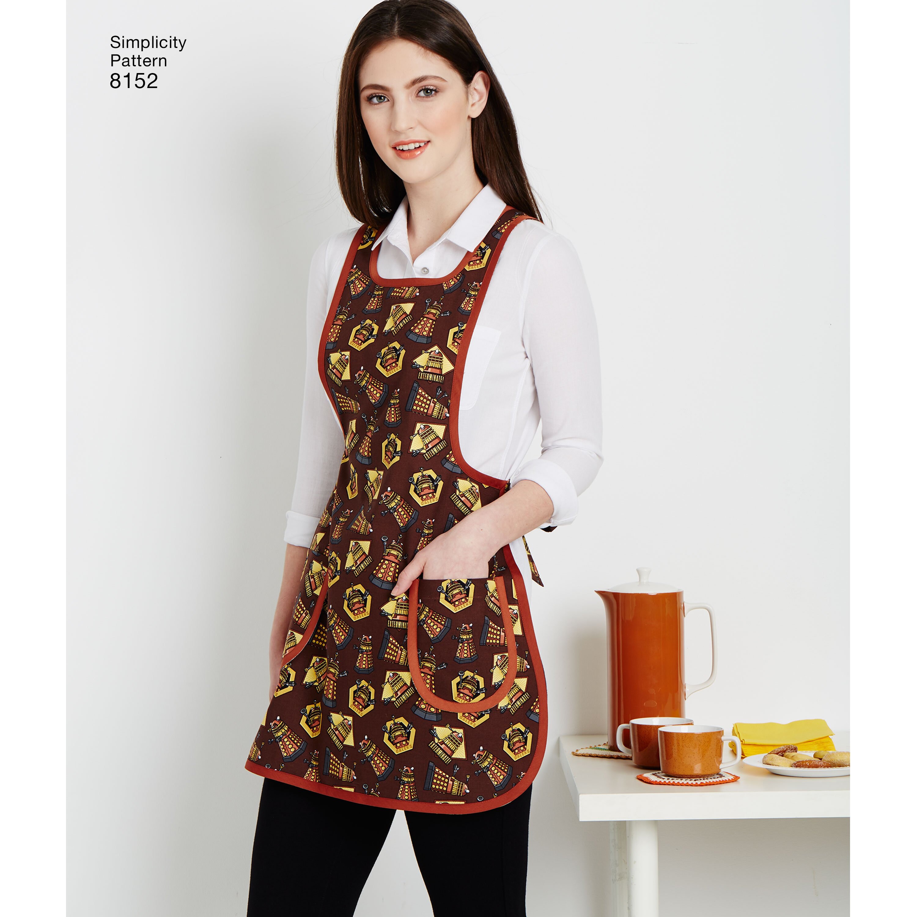 Simplicity 8152 Vintage Style Apron Sewing Pattern Adult Sizes Extra ...