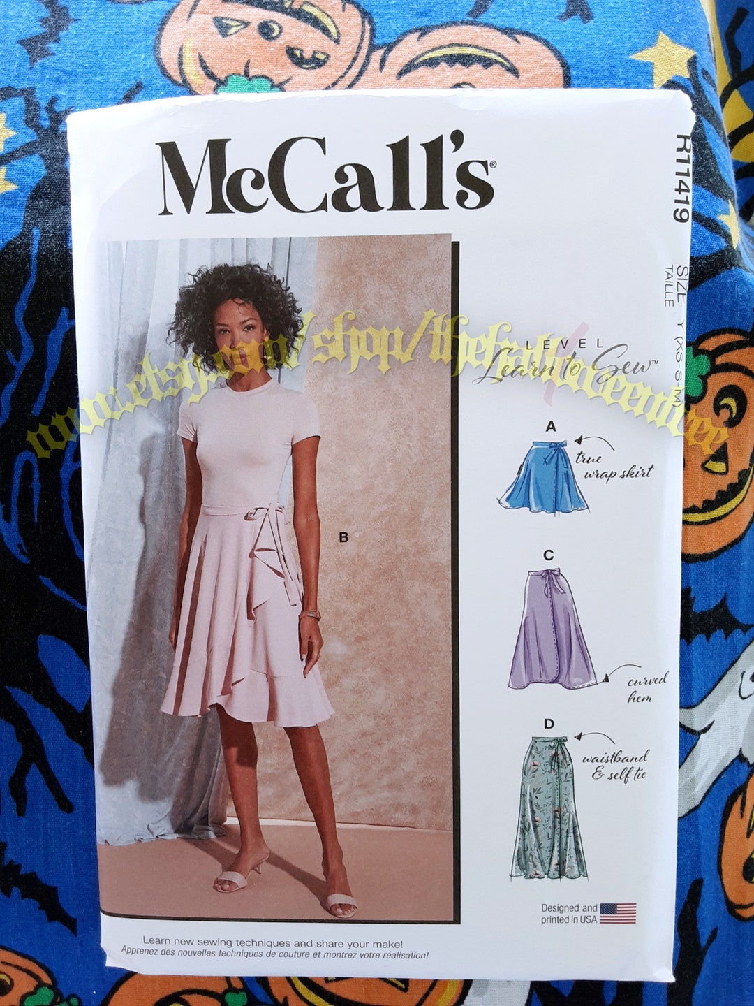 Mccalls 8259 R11419 Skirt Sewing Pattern Sizes XS-M M8259 - Etsy