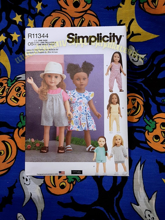 Simplicity 9500 R11344 Sewing Patterns 18 Doll Clothes - Etsy