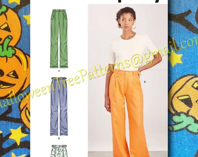 Simplicity 8841 Pull on Pants Simple Sewing Pattern Minimal Perfect ...