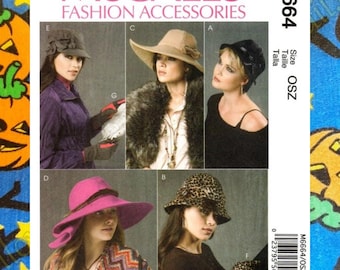 Mccalls 7766 Hats Sewing Pattern Haberdashery Bucket Hat M7766 - Etsy