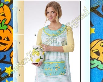 Simplicity 9409 Apron Dress Smock Sewing Pattern Sizes XS-XL S8816 9409 ...