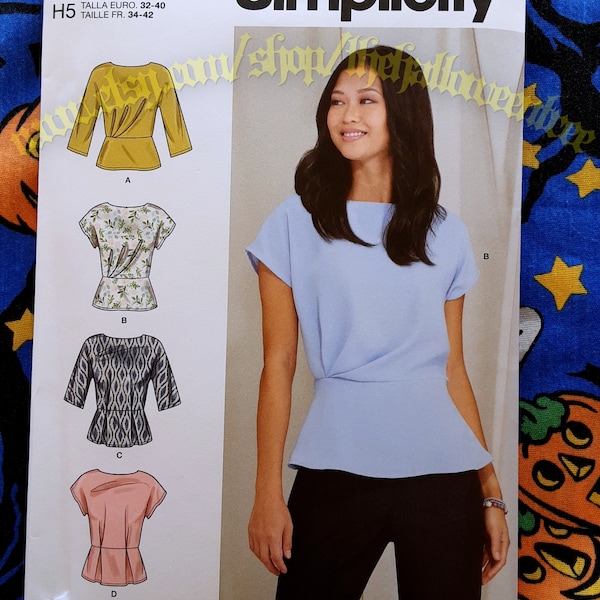 Simplicity Sewing Pattern Blouse - Etsy