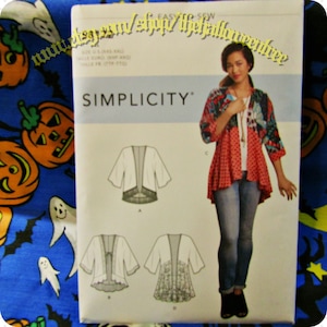 Simplicity 8172 Kimono Style Cardigan Sewing Pattern XXS-XXL S8172 - Etsy