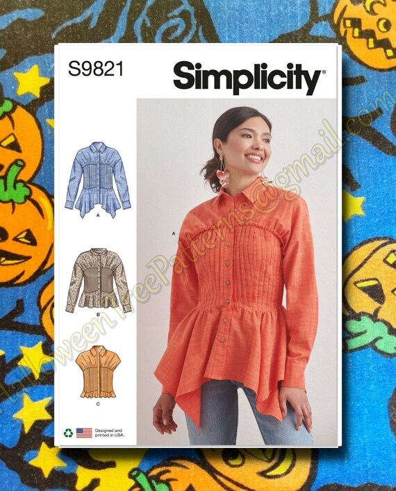 Pintuck Blouse Sewing Pattern