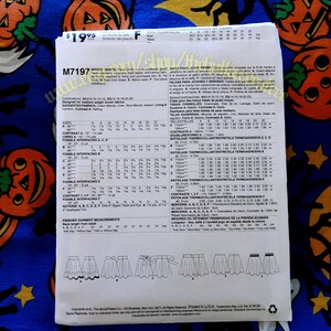 Mccalls 7197 Skirt Sewing Pattern Sizes 6-14 M7197 - Etsy