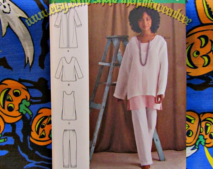 Simplicity Pattern 8177 Mimi G Style Pants, Coat or Vest, and Knit Top ...