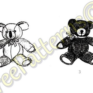 Simplicity S9870 Plushies Stuffed Animal Simple Sewing Patterns Teddy ...