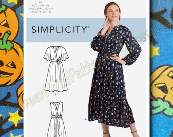Uncut Simplicity Sewing Pattern 9041 R10421 10421 Misses' Dresses in ...