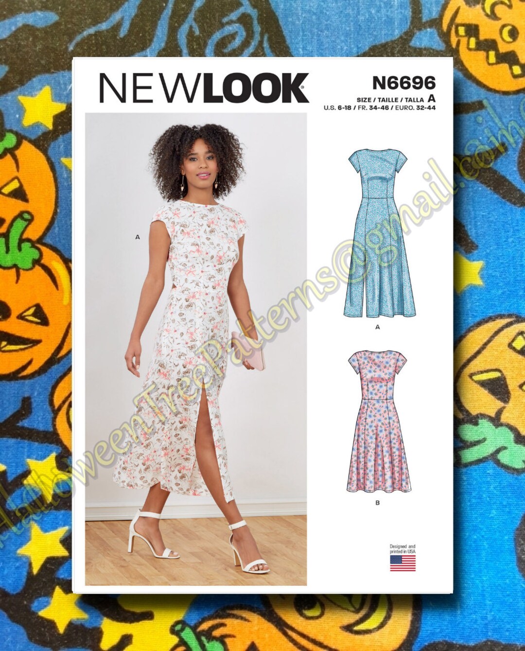 New Look 6696 Dress Sewing Pattern Sizes 6-18 N6696 - Etsy