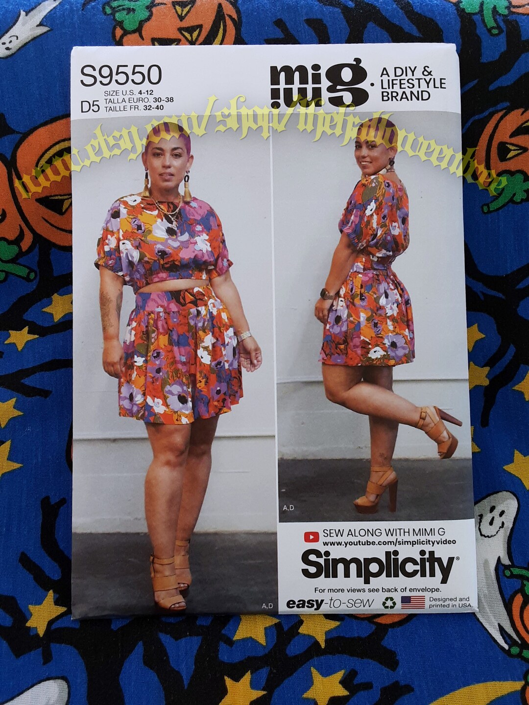 Simplicity 9550 4-12 Top Skirt Shorts Separates Sewing Pattern Sizes 4 ...
