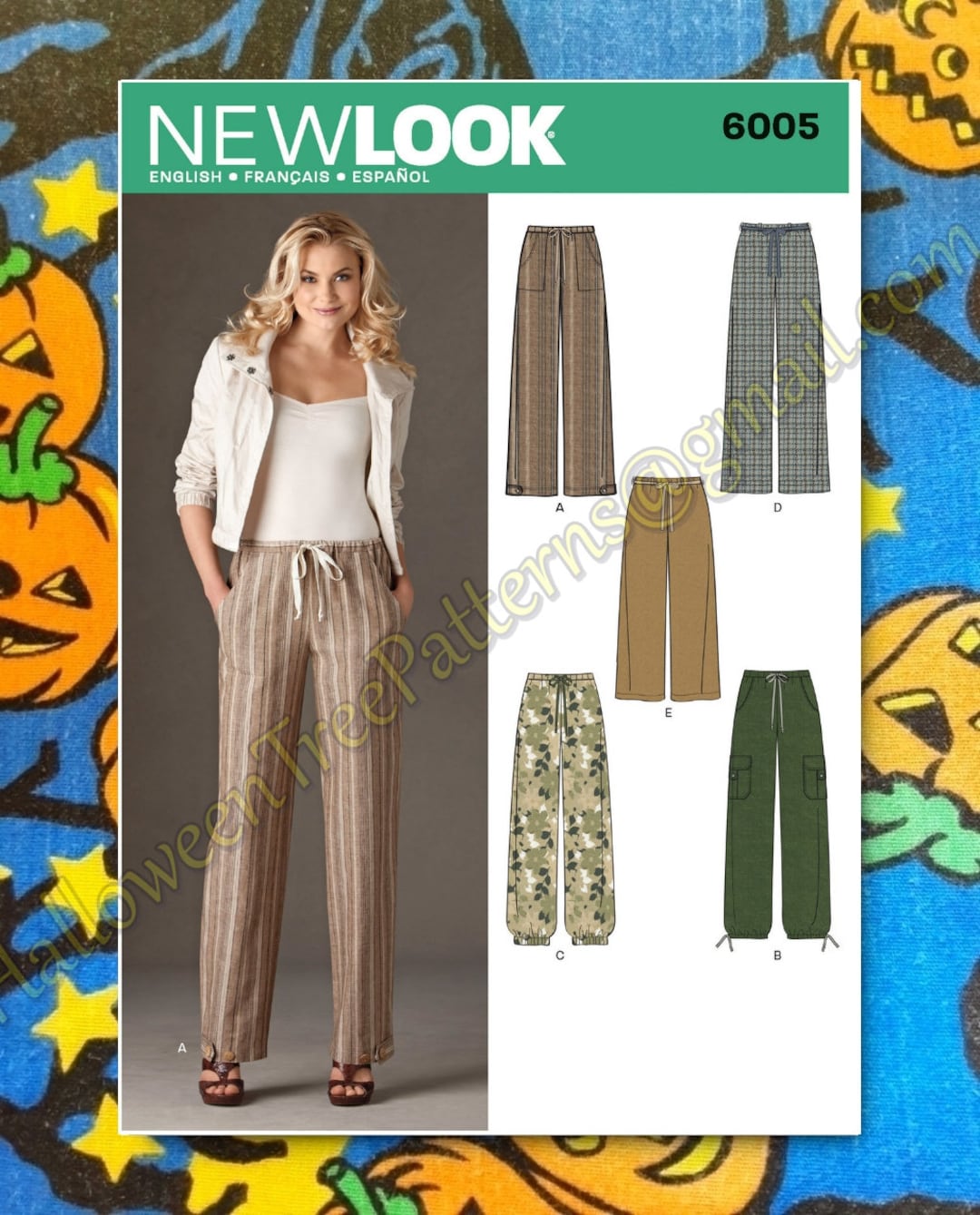 New Look 6005 Easy Pants Sewing Pattern Set Sizes 10-22 N6005 - Etsy