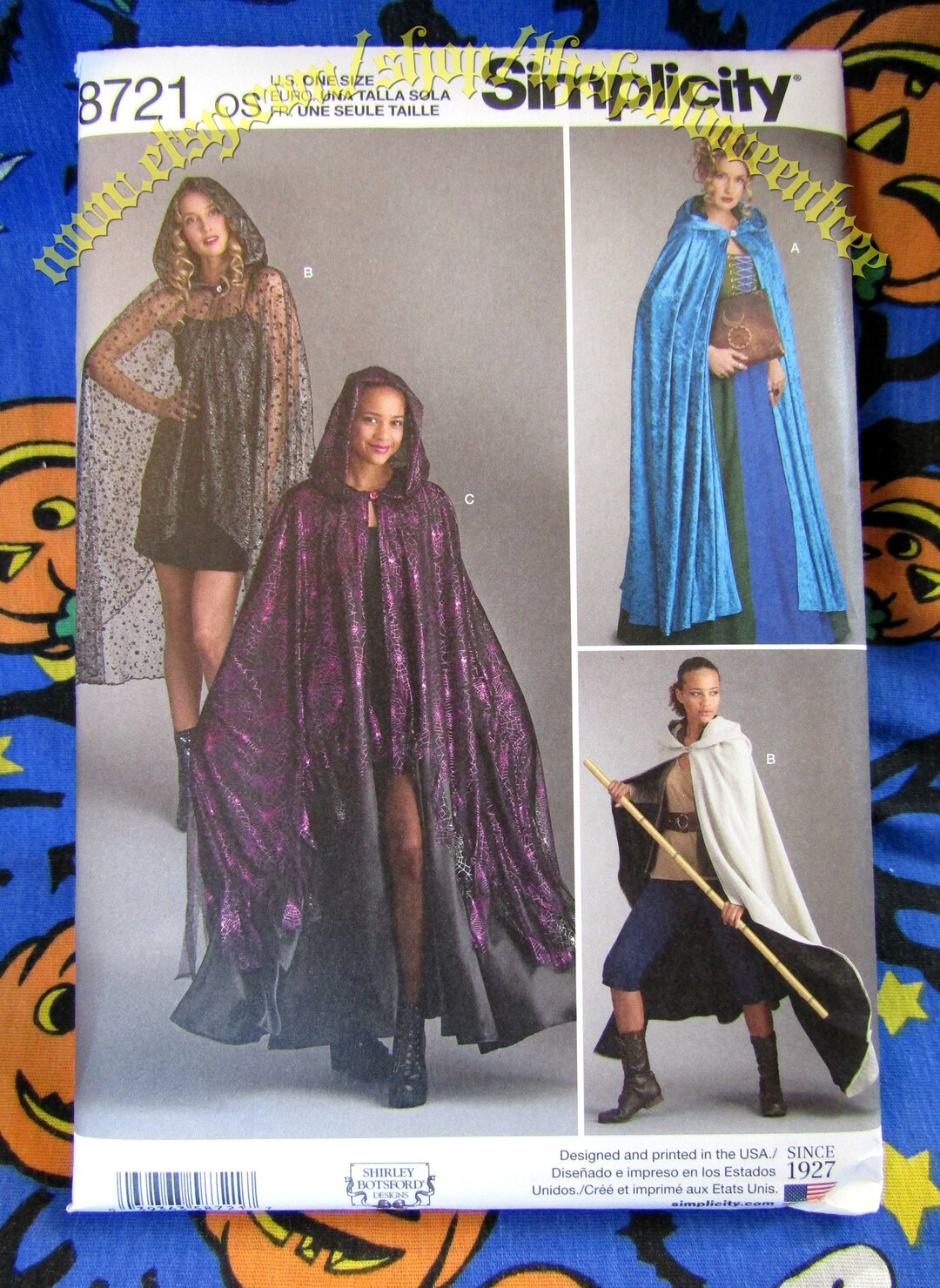 Simplicity 8721 R11559 R11582 Hooded Capes SEWING PATTERN All Sizes ...
