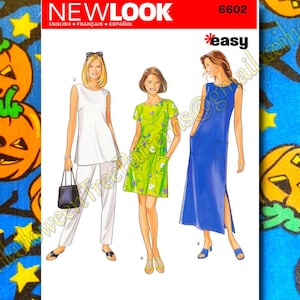 New Look 6602 Dress Sewing Pattern Sizes XS-XXL New UNCUT - Etsy