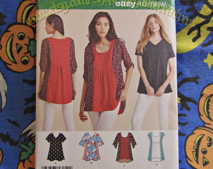 Sewing Pattern for Womens' Gathered Tops and Tunic, Mccall's Pattern ...