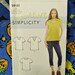 Simplicity 9133 Simple Knit Tshirt Blouse Top Sewing Pattern - Etsy