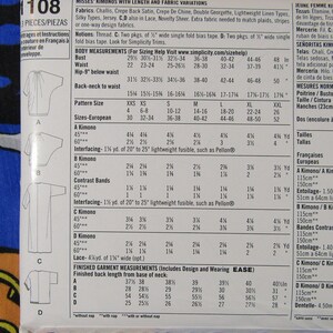 Simplicity 1108 Kimono Style Cardigan Sewing Pattern XXS-XXL S1108 - Etsy