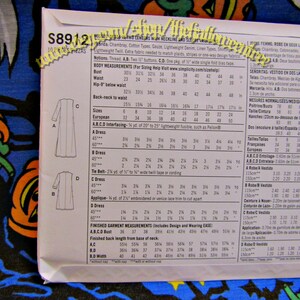 Simplicity 8912 Misses' Dresses Tunic Dress Sewing Pattern 16-24 Medium ...