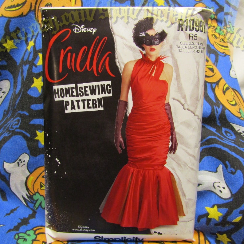 Simplicity 9341 Cruella Dress Sewing Pattern Sizes 14 22 | Etsy