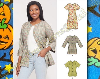 New Look 6891 Tunic Boho Blouse Sewing Pattern Sizes 10-22 N6891 - Etsy