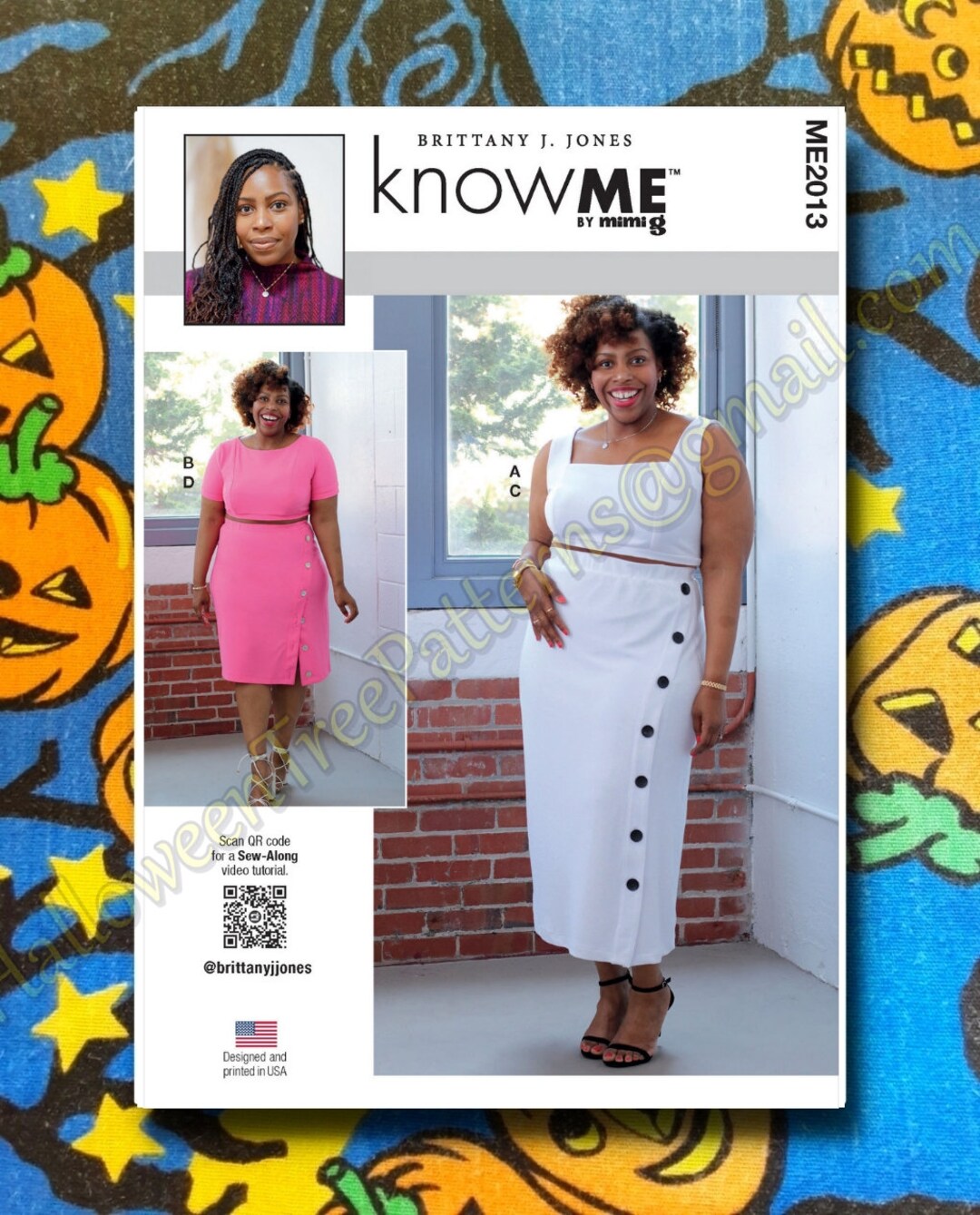 Knowme ME2013 Two Piece Top and Skirt Sewing Pattern Sizes 10-18 Know ...
