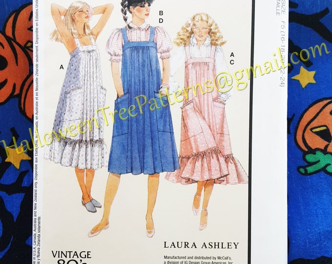 Mccalls 8318 Jumper Dress Sewing Pattern Sizes 16-24 F5 M8318 - Etsy