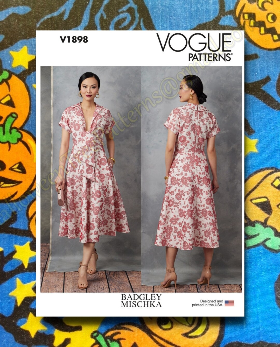 Vogue V1898 Dress Sewing Pattern Sizes 16-24 R11572 Vogue 1898 - Etsy