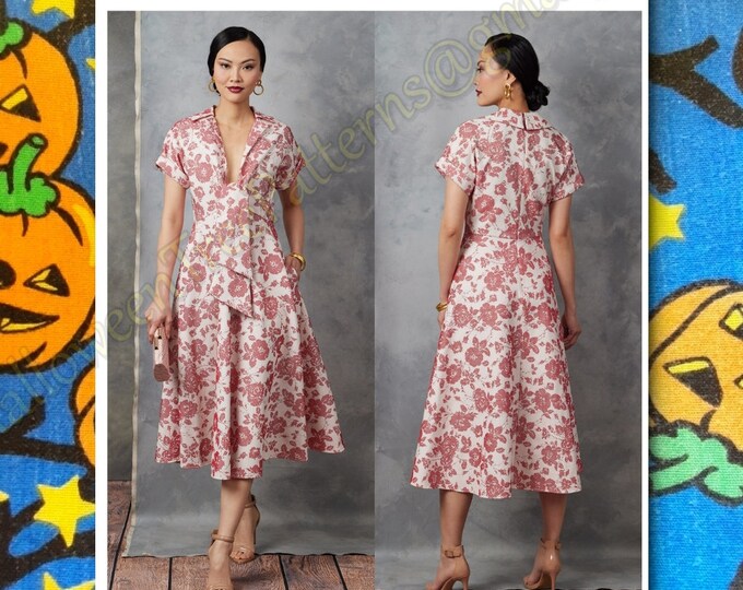 Vogue V1898 Dress Sewing Pattern Sizes 16-24 R11572 Vogue 1898 - Etsy