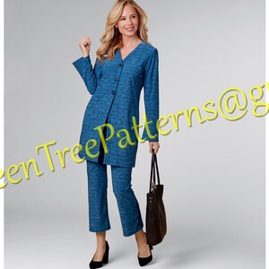 New Look 6711 Knit Separates Coordinates Jacket Dress Cardigan and Pull ...