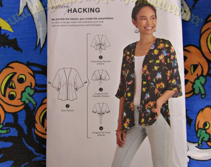 Simplicity S8887 Kimono Style Cardigan Sewing Pattern Design Hacking ...