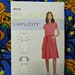Simplicity 9136 Simple to Make Easy Raglan Dress Sewing Pattern Sizes 6 ...