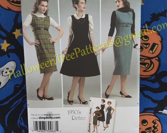 Simplicity S3673 Dress Jumper Sewing Pattern Sizes 6-14 Out of Print ...