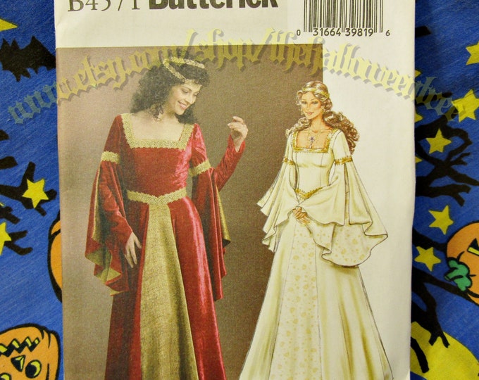 Medieval Gown Sewing Pattern Womens Size 20-26 UNCUT Simplicity 4940 ...