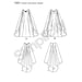 Simplicity 1551 Fairy Princess Gown Sewing Pattern Sizes Small to ...