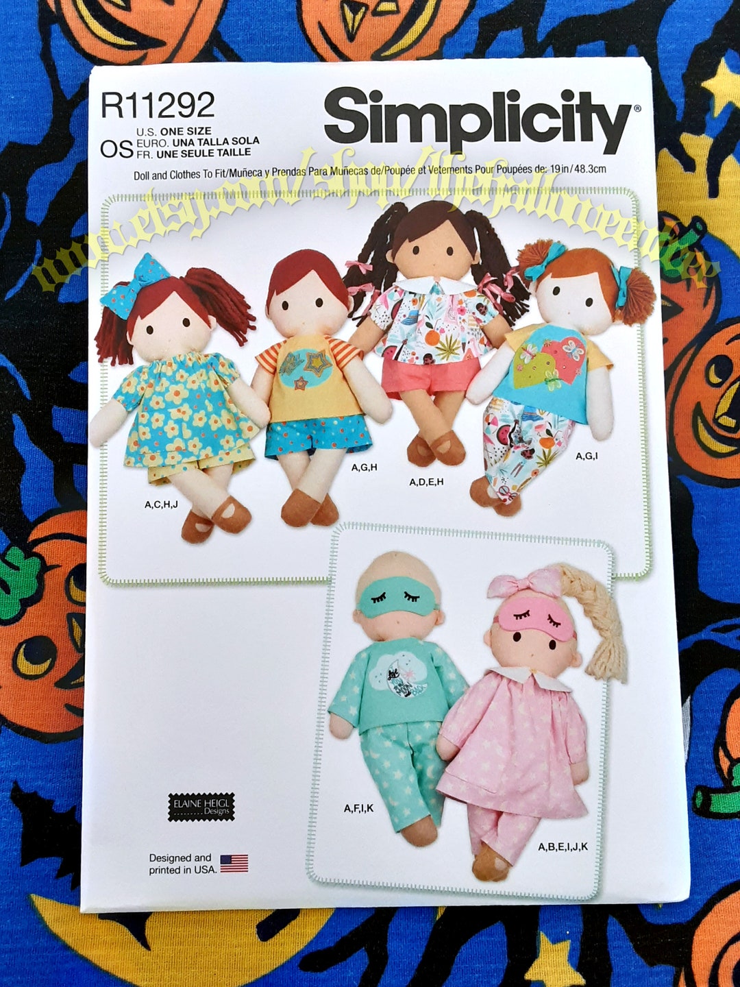 Simplicity 9440 Dolls With Clothes Cute and Easy Sewing Pattern S9440 ...