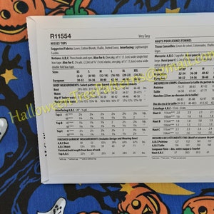 Mccalls 8325 Aka R11554 Xs-m Boho Tunic Top Blouse Dress SEWING PATTERN ...