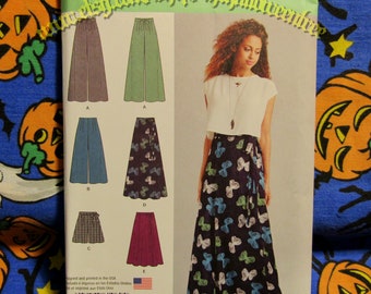 Misses Wide-leg Pants or Shorts & Skirts in 2 Lengths Simplicity Sewing ...
