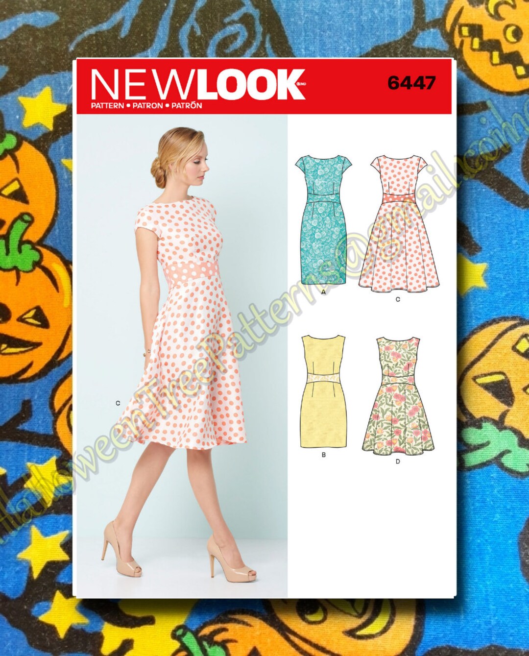 New Look 6447 Dress Sewing Pattern Sizes 8-20 New UNCUT - Etsy