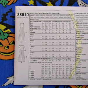 Simplicity 8910 Simple Dress Versatile Sewing Pattern Sizes 14-22 S8910 ...