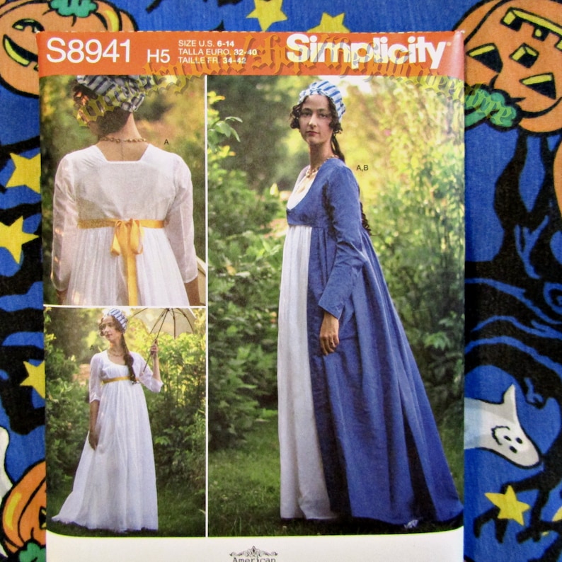 Simplicity 8941 18th Cent Baroque 1700s Dress Sewing Pattern | Etsy