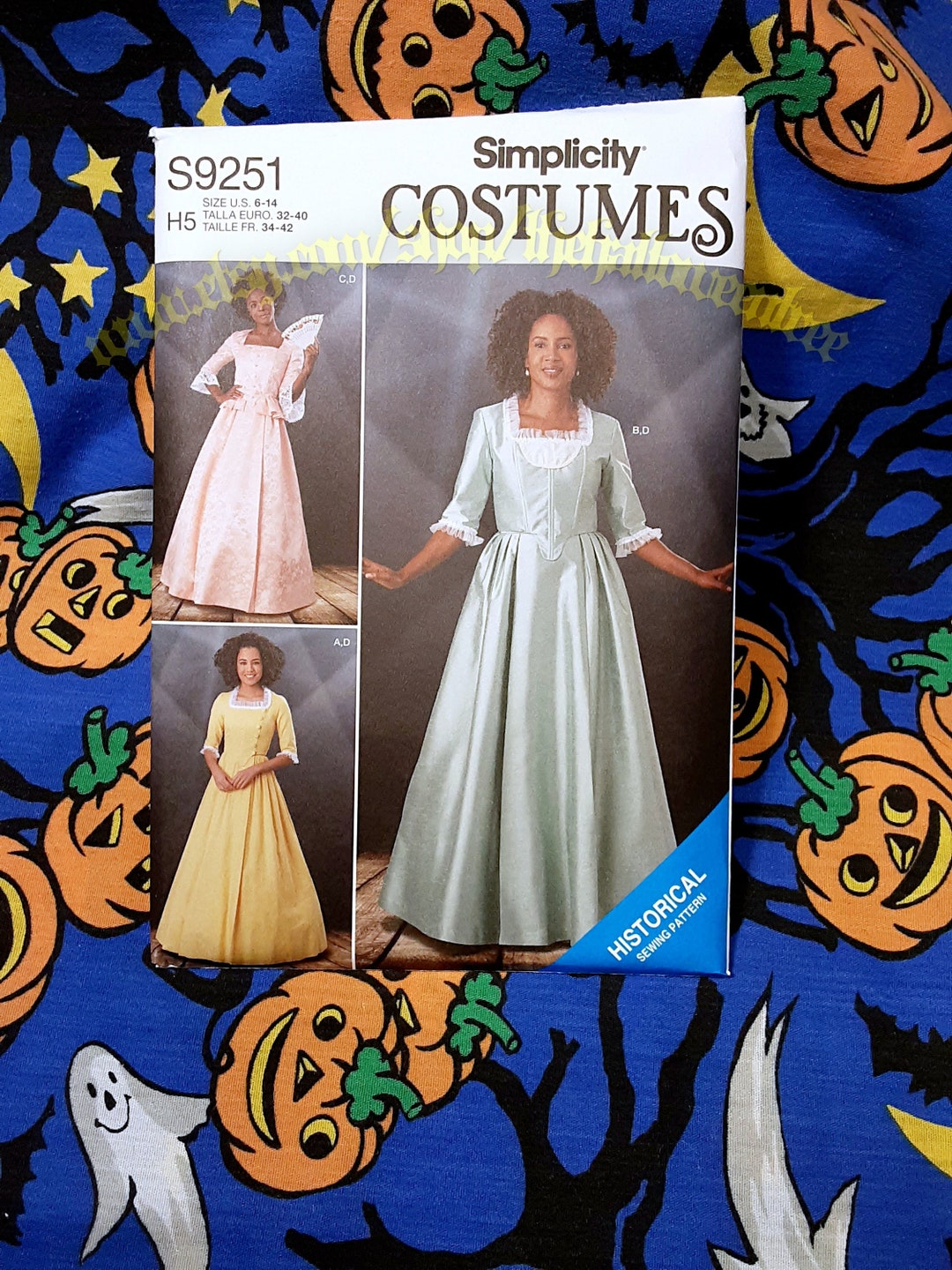 Simplicity 9251 18th Century 1700s Robe De Anglaise Dress Gown - Etsy