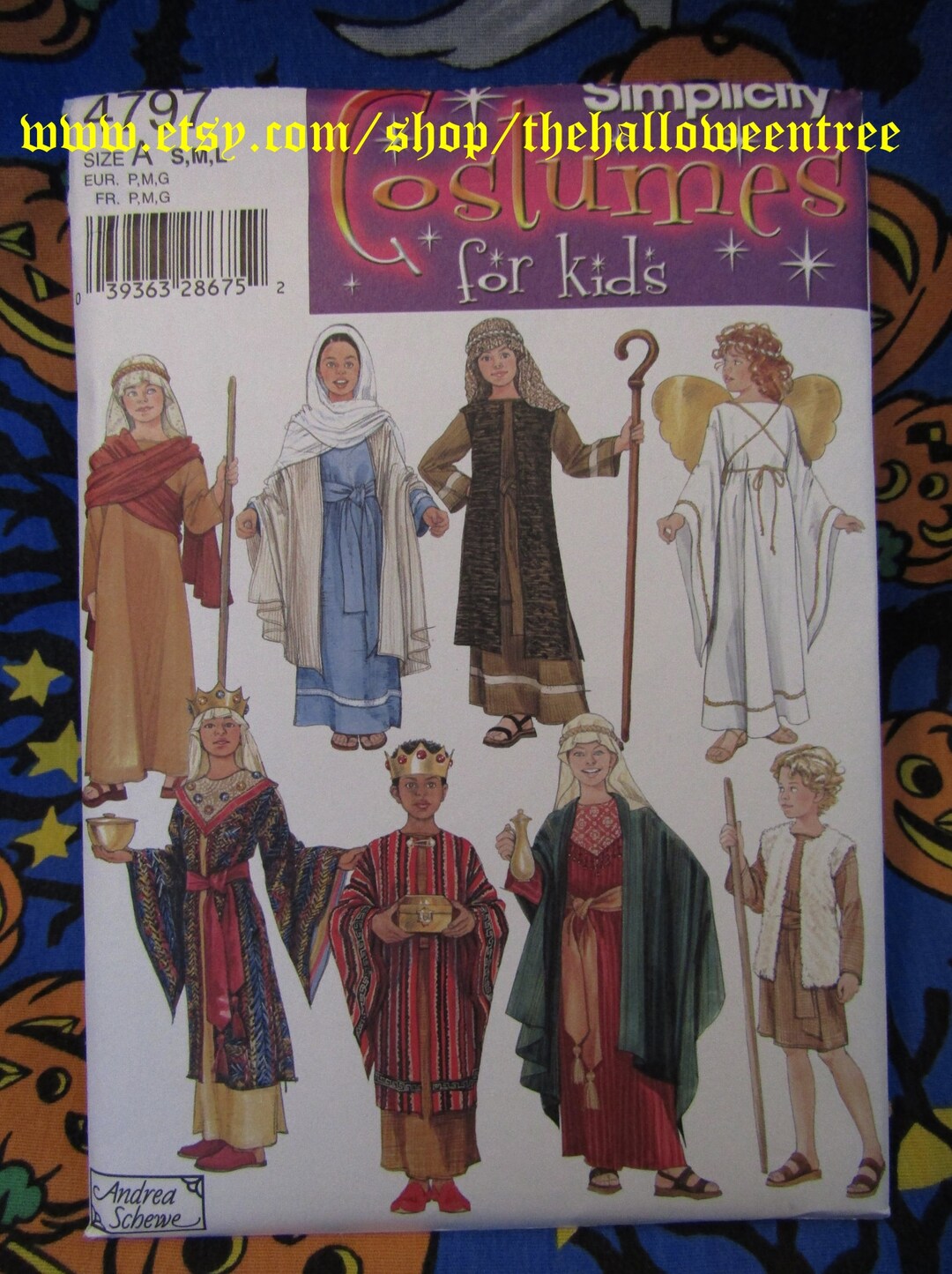 Simplicity 4797 Sewing Pattern KIDS Roman Easter Passion Play Costume ...