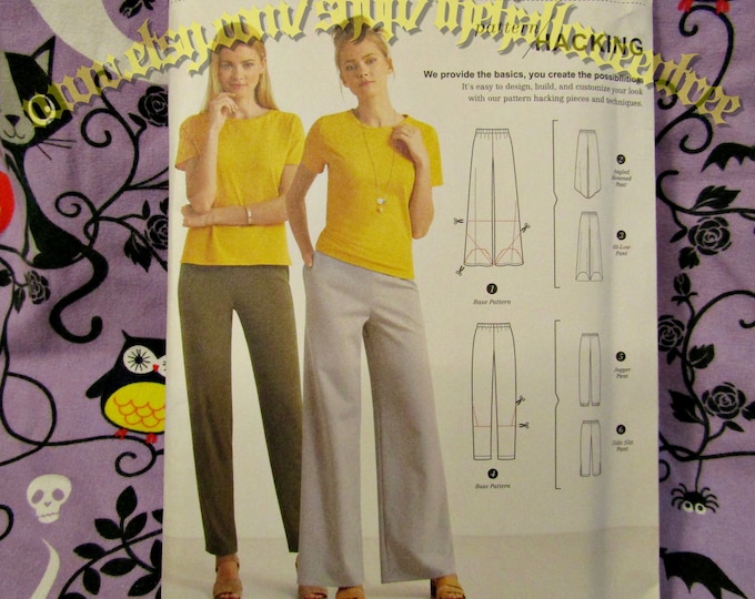 Simplicity 8378 Knit Pants With Two Leg Widths and Options for Design ...